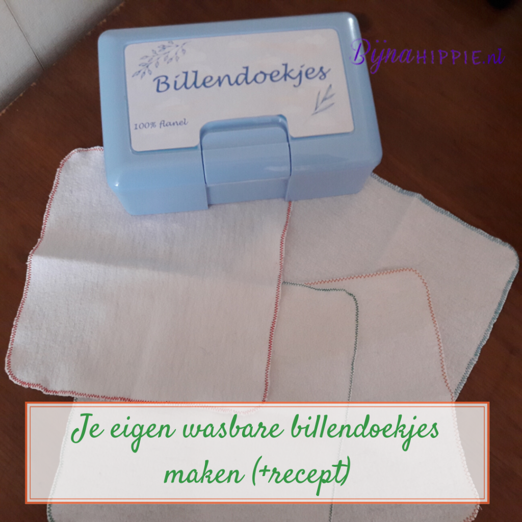 Je eigen wasbare billendoekjes maken DIY (+Recept) – Bijna Hippie